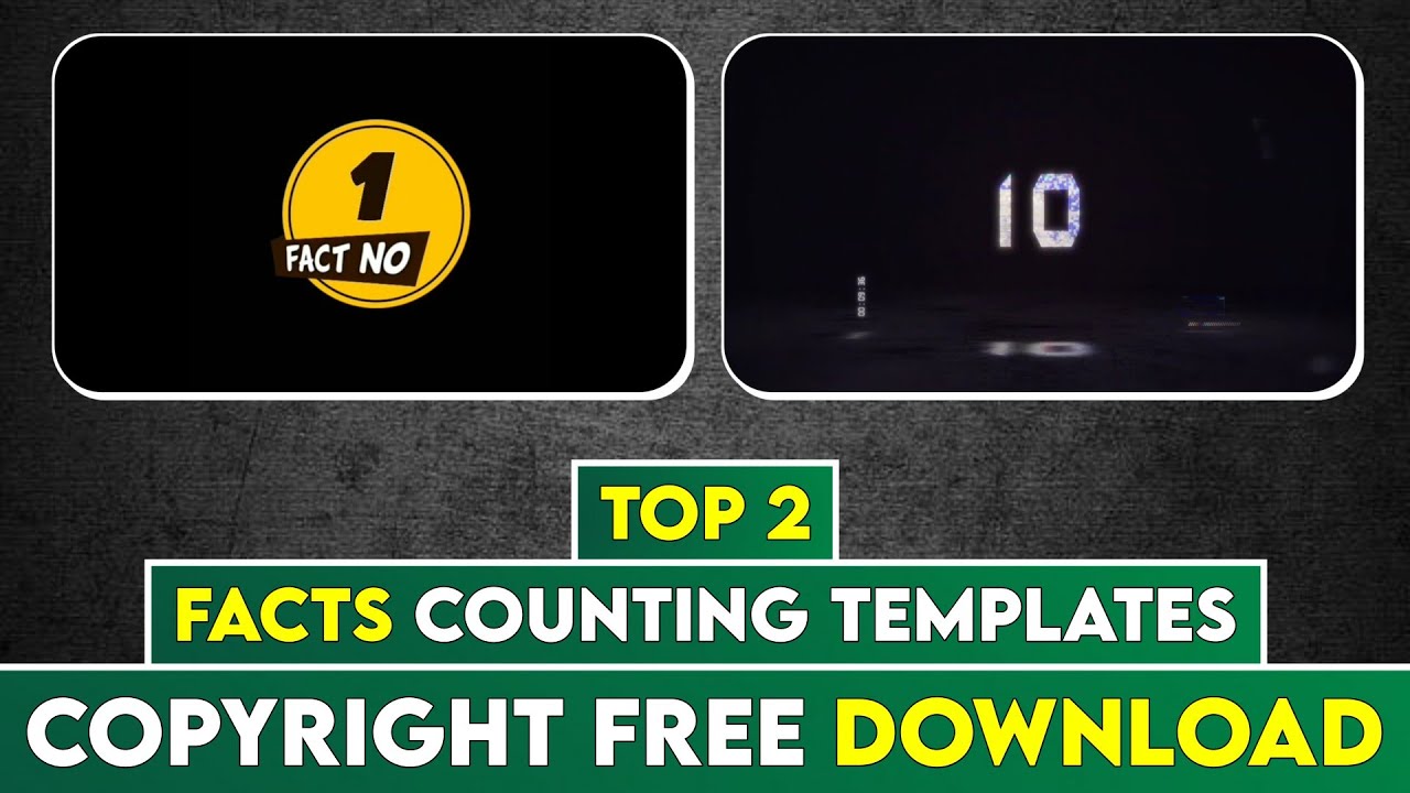 Top 2 Best Counting Templates For Fact Videos : Level Up Your Video ...