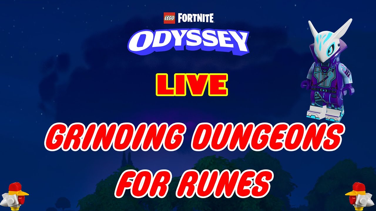 🎮 LIVE: Grinding Dungeons for rune tomes – LEGO Fortnite Odyssey 🏗️🔥 ...