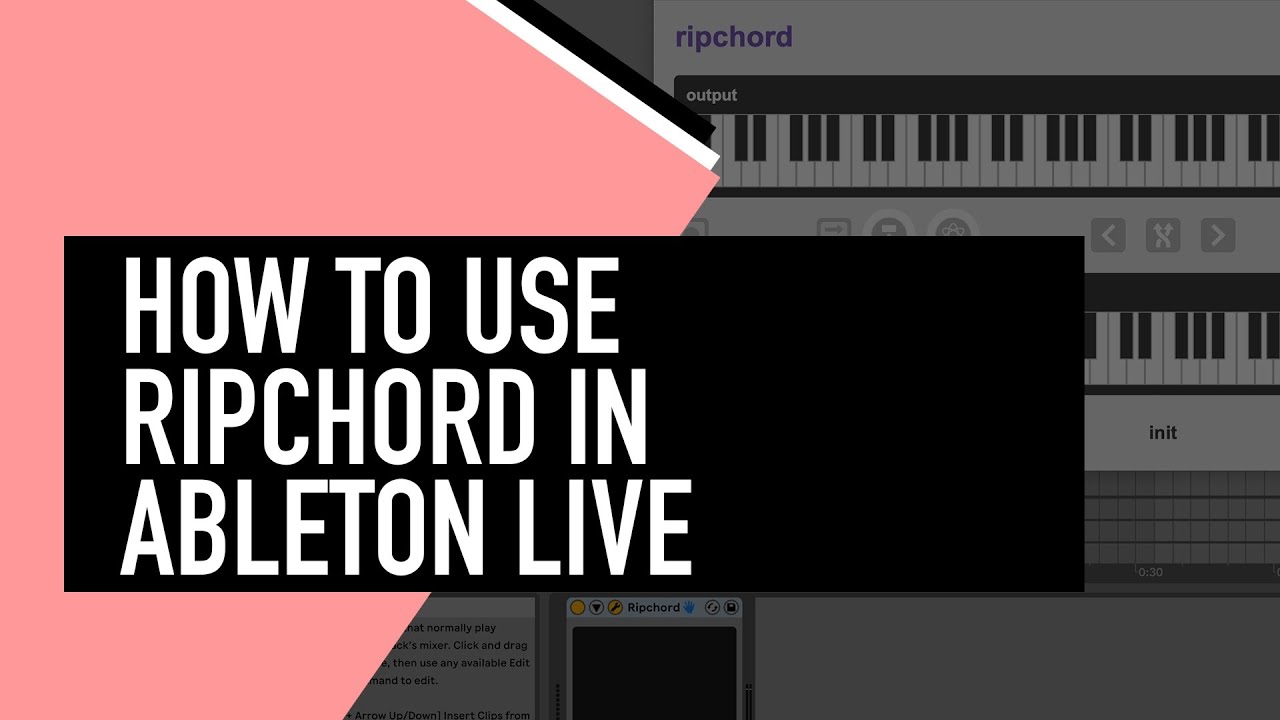 How To Use Ripchord In Ableton Live 11 Make Chord Progressions Easily how-to-use-ripchord-in-ableton-live-11-make-chord-progressions-easily