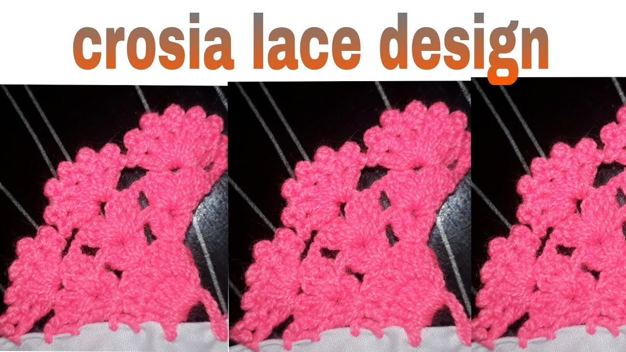 Crosia lace design step by step. Crochet lace design step by step ...