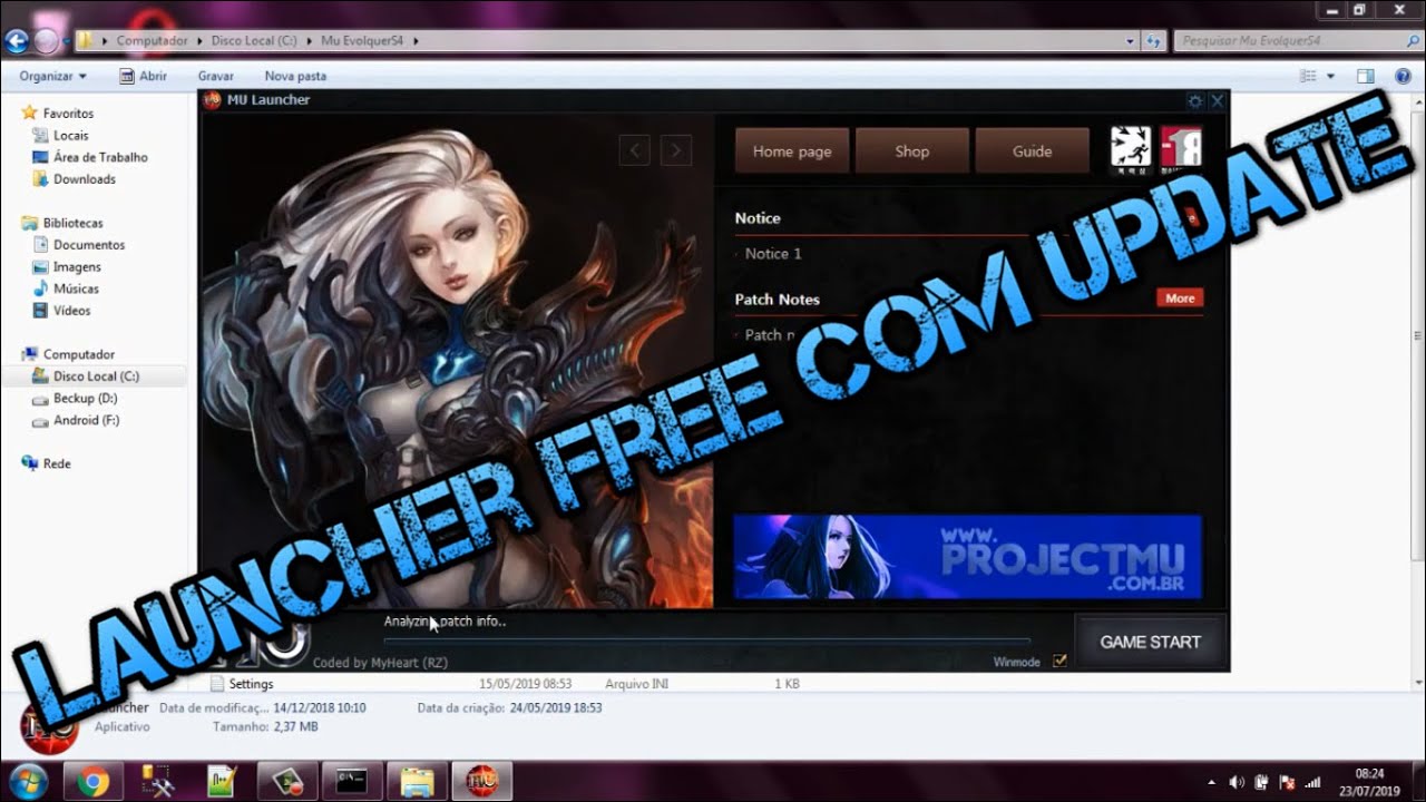Launcher Free Com Update - YouTube