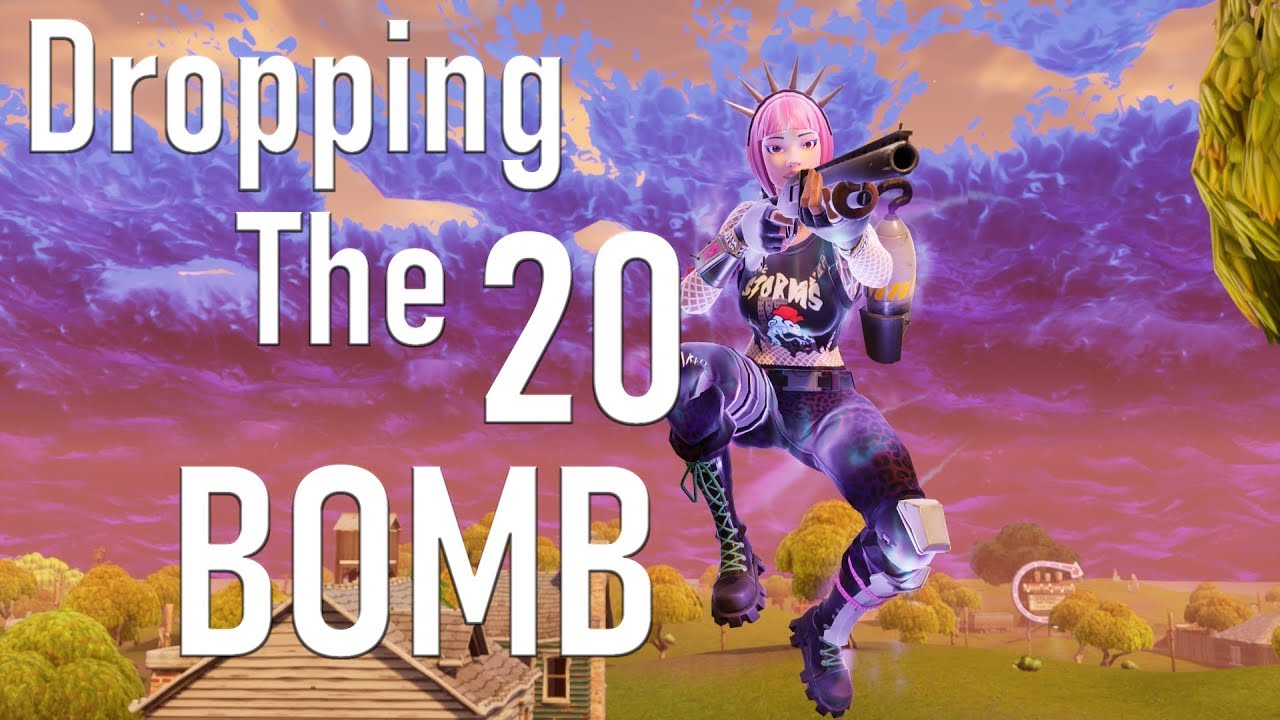 My First 20 Bomb! - Fortnite Battle Royale - YouTube