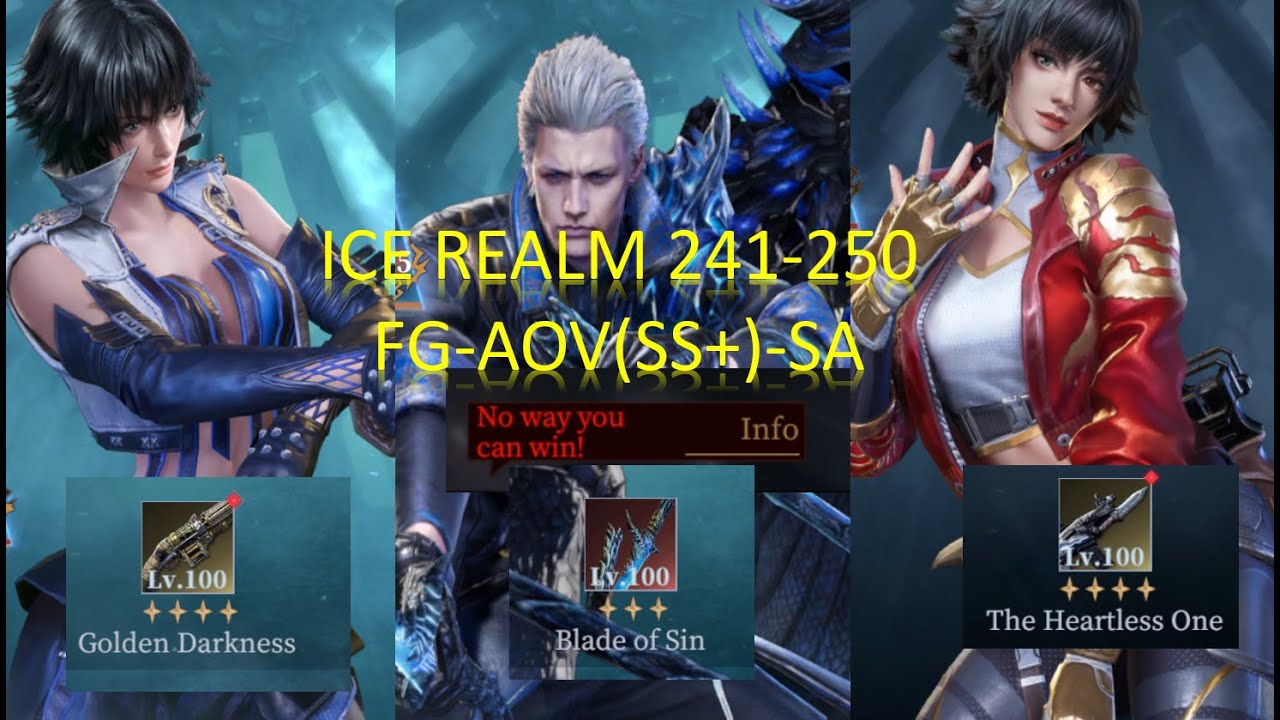 Ice Realm 241-250 | SS+ Rank AOV-FG-SA | DMC : POC - YouTube
