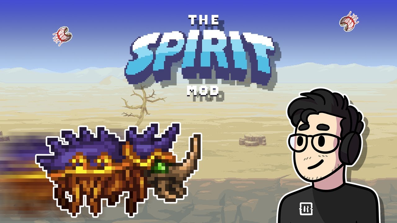 The Scaredy Boi Scarabeus - Terraria Spirit Mod Let's Play! #4 - YouTube