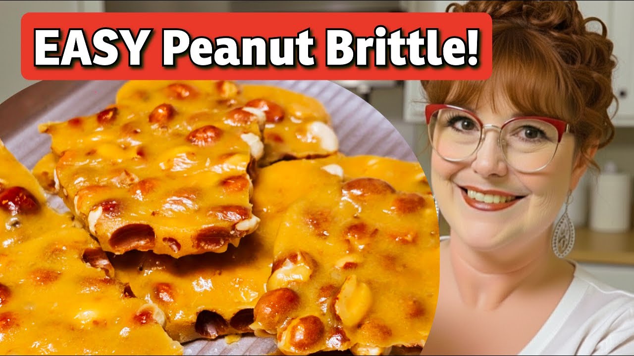 10 Minute Peanut Brittle - Old Fashioned -Cooking from Scratch made ...