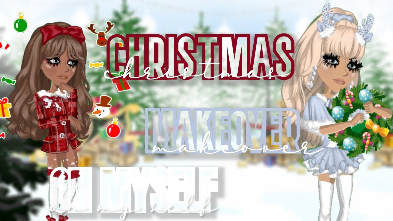 Giving myself an xmas makeover - YouTube