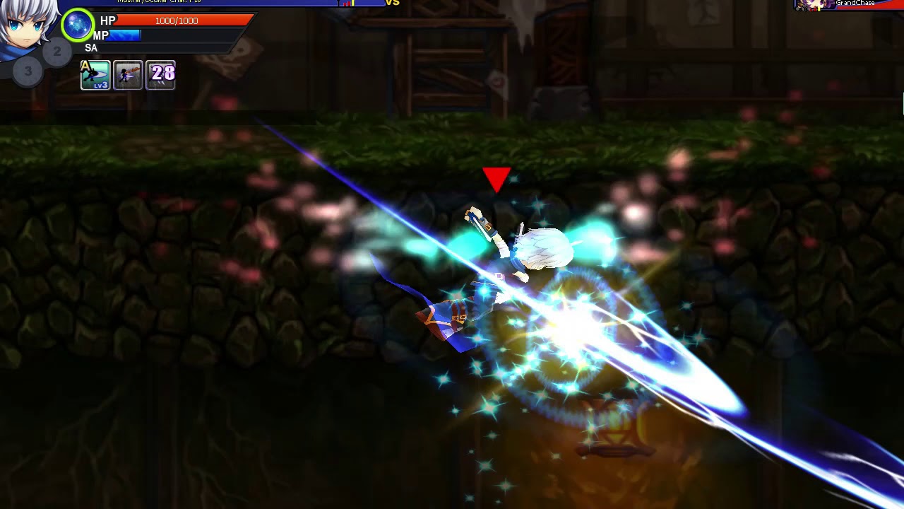 Grand Chase - Lass - Skill Final Strike - YouTube