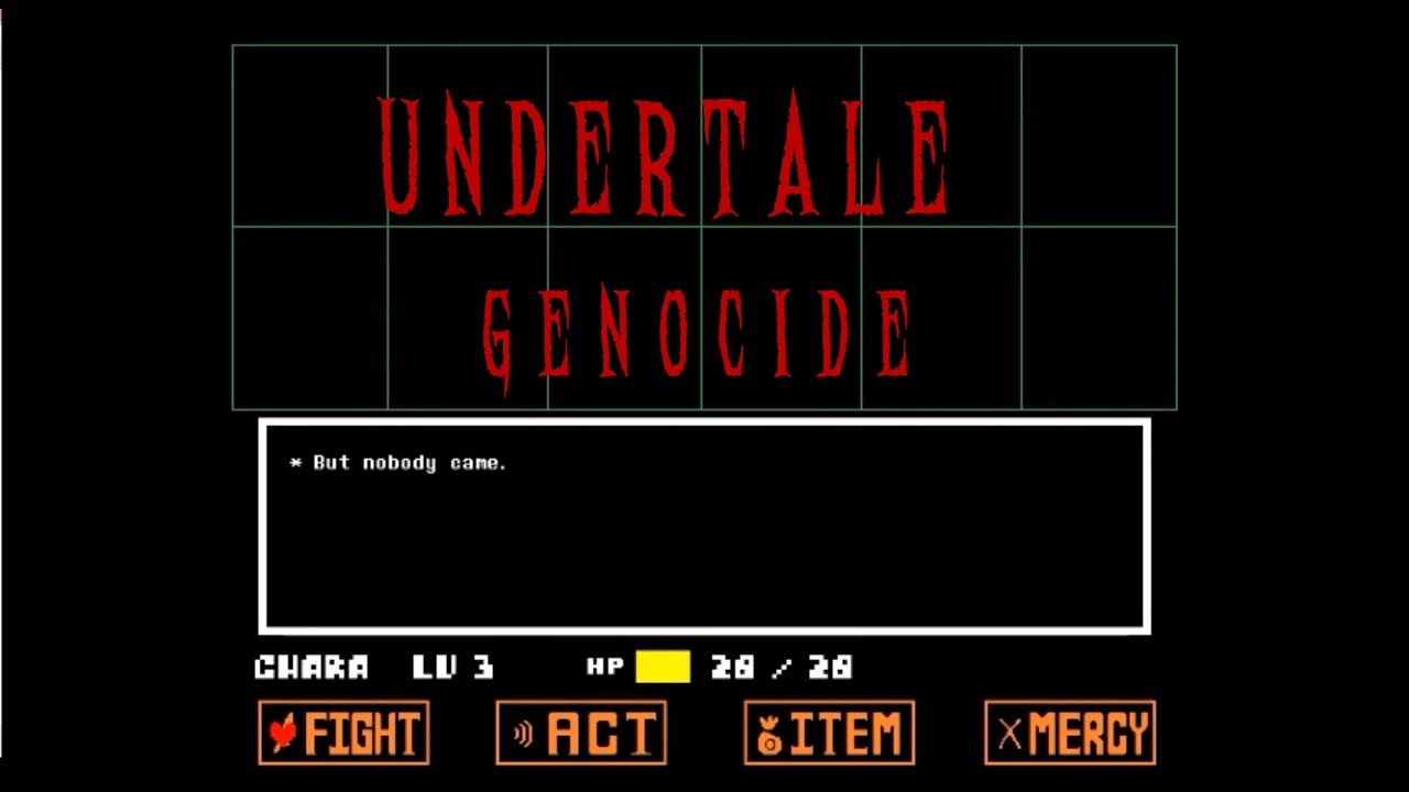 THIS IS THE END-Undertale Stream - YouTube