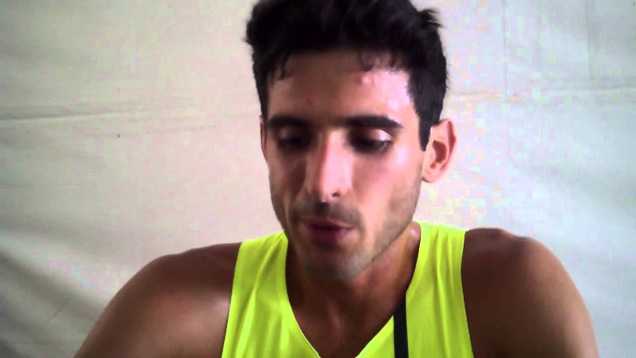 A frustrated David Torrence after 1500 semis at 2014 USATF ...