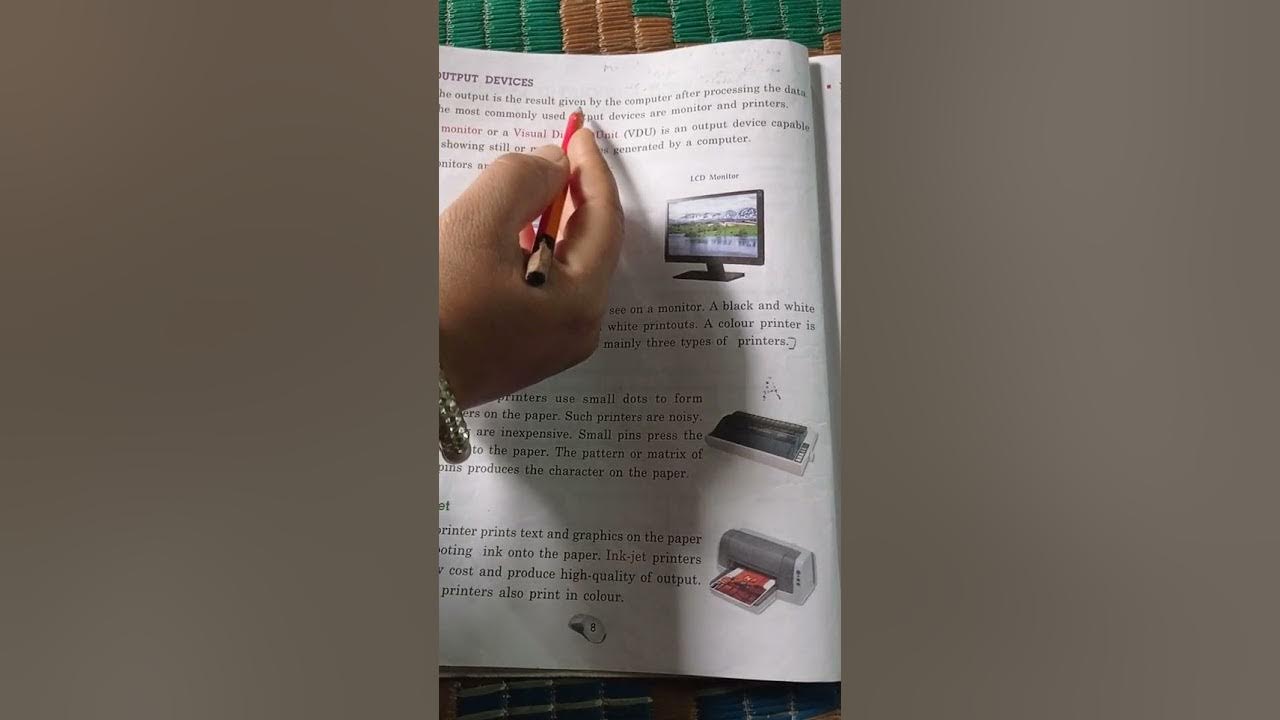 IT (Class 3rd) Chapter 2 Input and Output Devices - YouTube