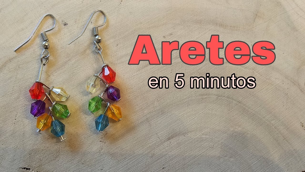Aretes con alfiler y perlas// Tutorial paso a paso ️🟢 - YouTube