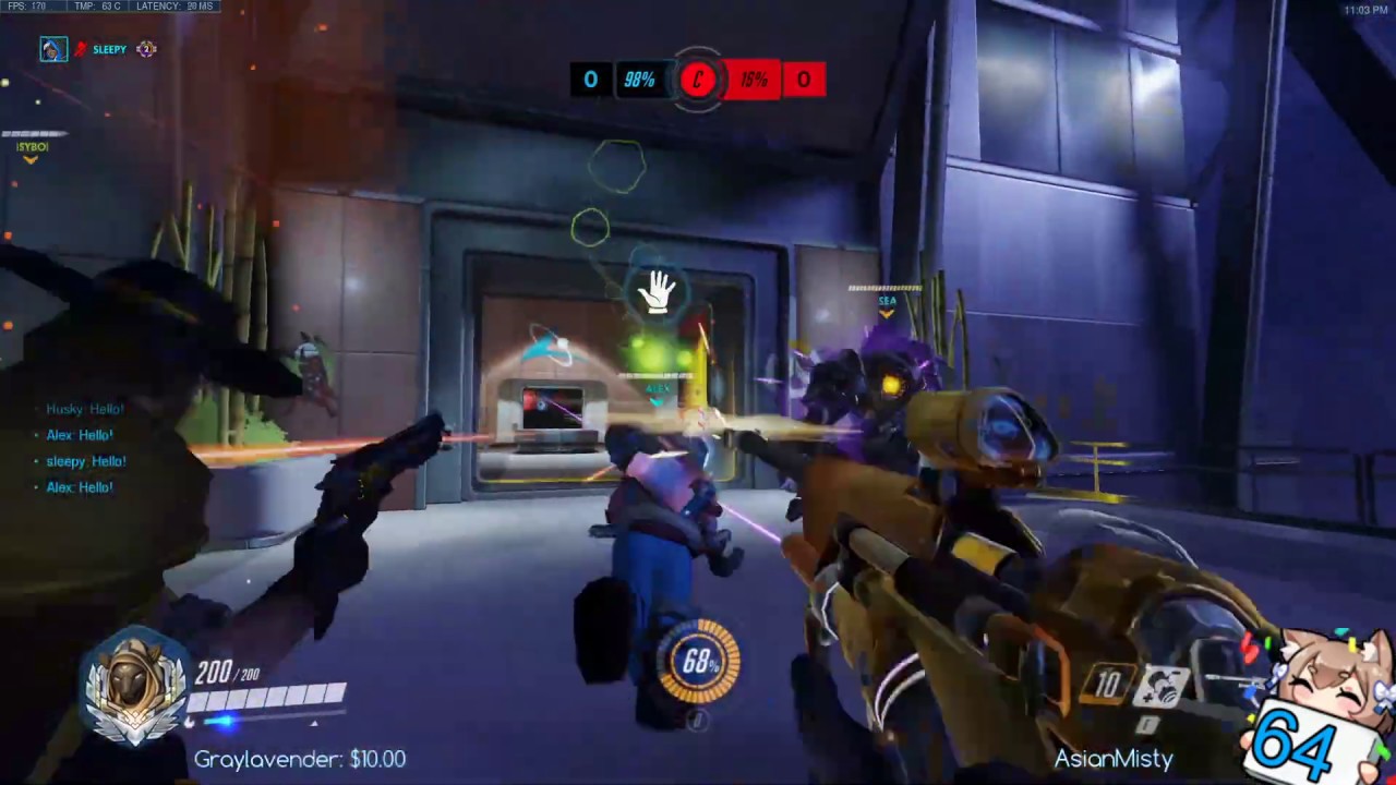 SLEEPY PRO ANA GAMEPLAY! [ OVERWATCH SEASON 22 TOP 500 ] - YouTube