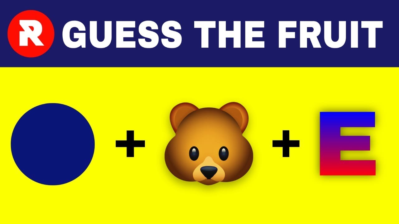 Guess the fruit by emoji | puzzles | riddles | brain teasers | emoji ...