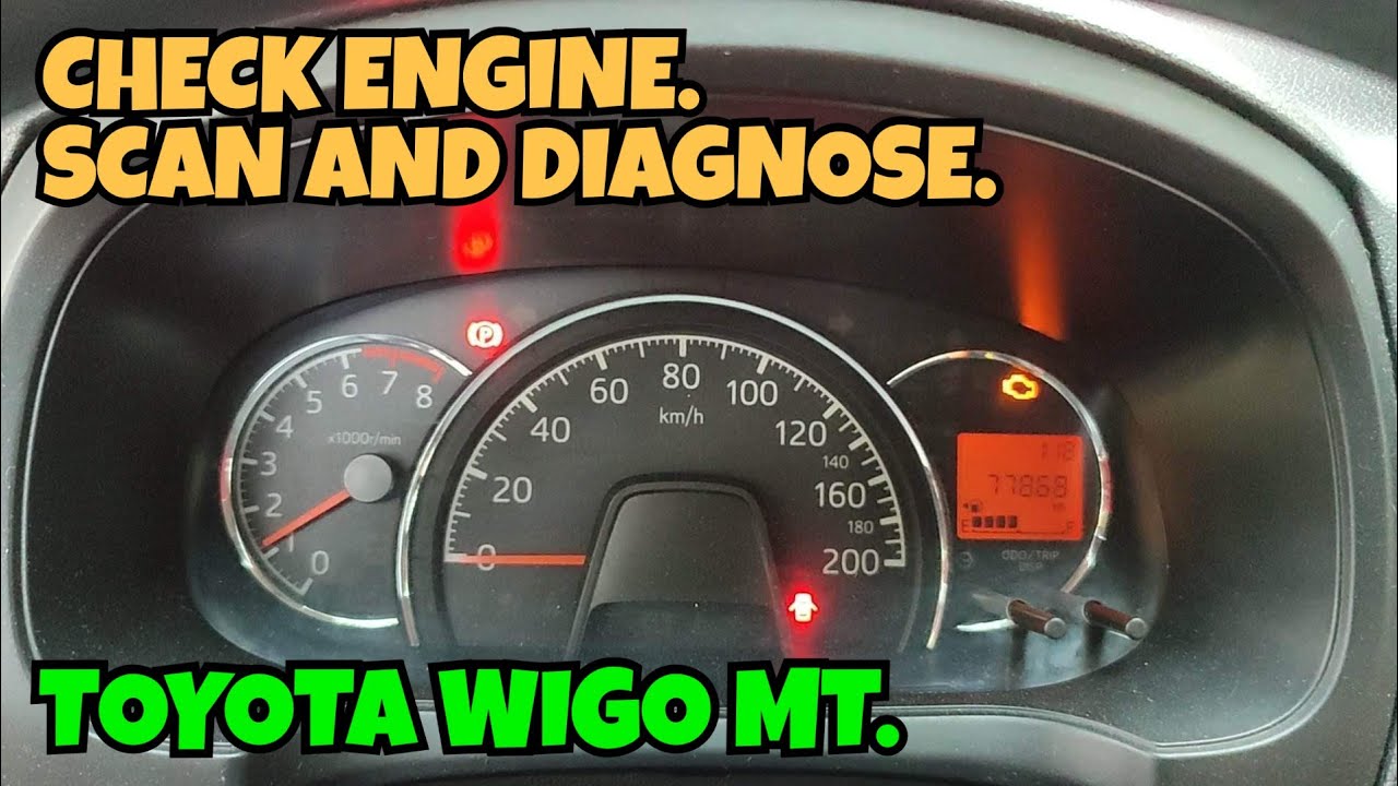 CHECK ENGINE // TOYOTA WIGO MT. - YouTube