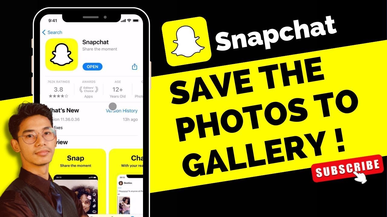 How to Save Snapchat Photos in Gallery ! - YouTube