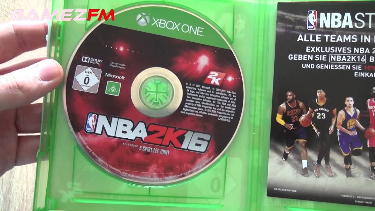 NBA 2K16 | Xbox One | Unboxing | German - YouTube