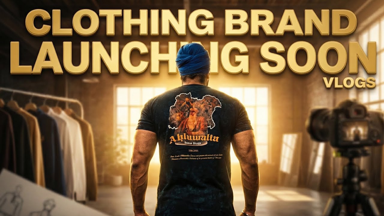 Launching Clothing Brand Soon | Built Like A Singh - YouTube