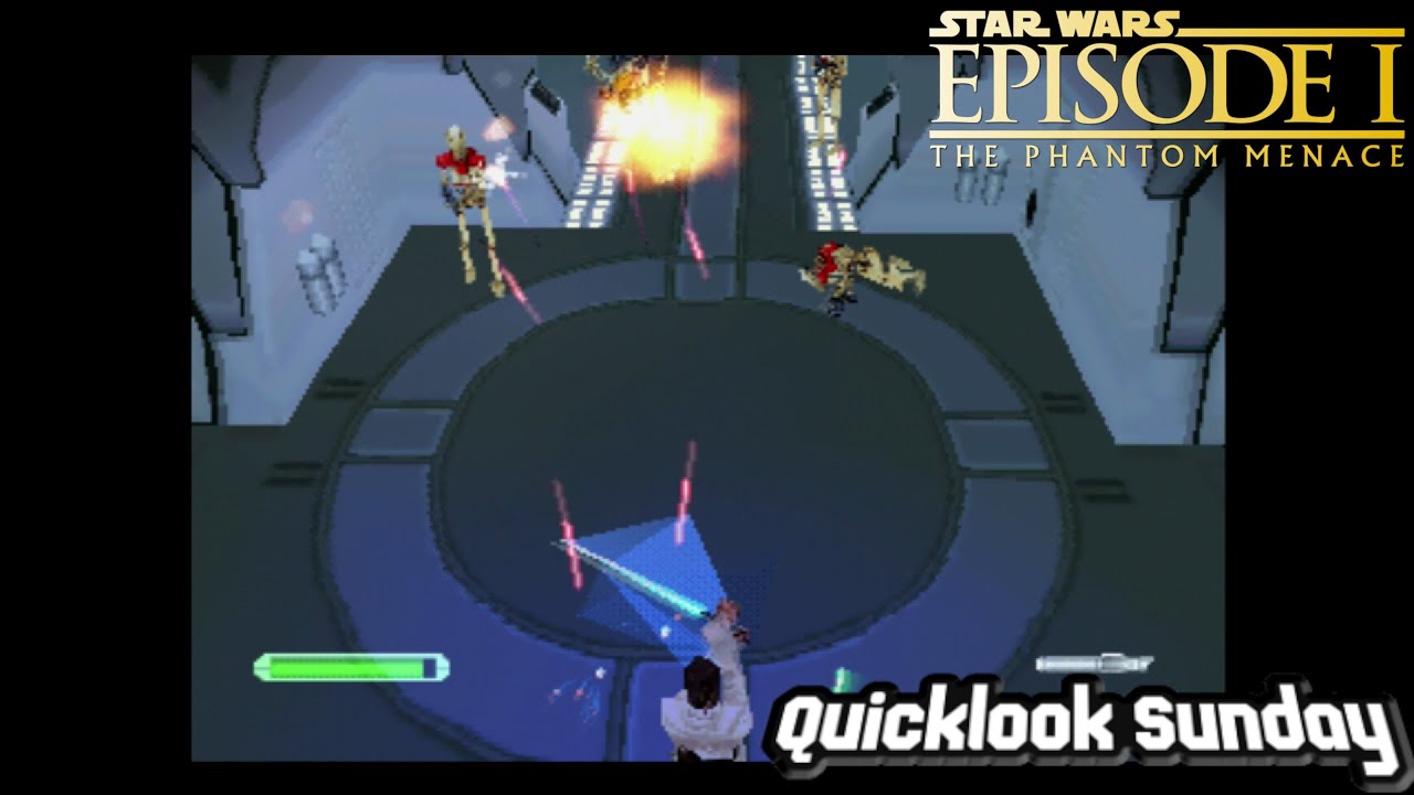 Star Wars: Episode I – The Phantom Menace [PS1] - Quicklook Sunday ...