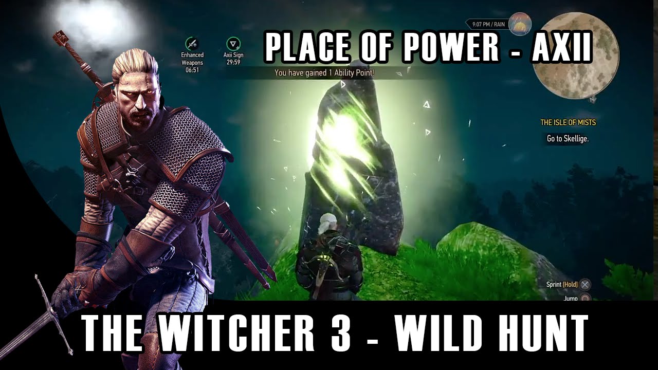 The Witcher 3: Wild Hunt - Place of Power - Axii - YouTube