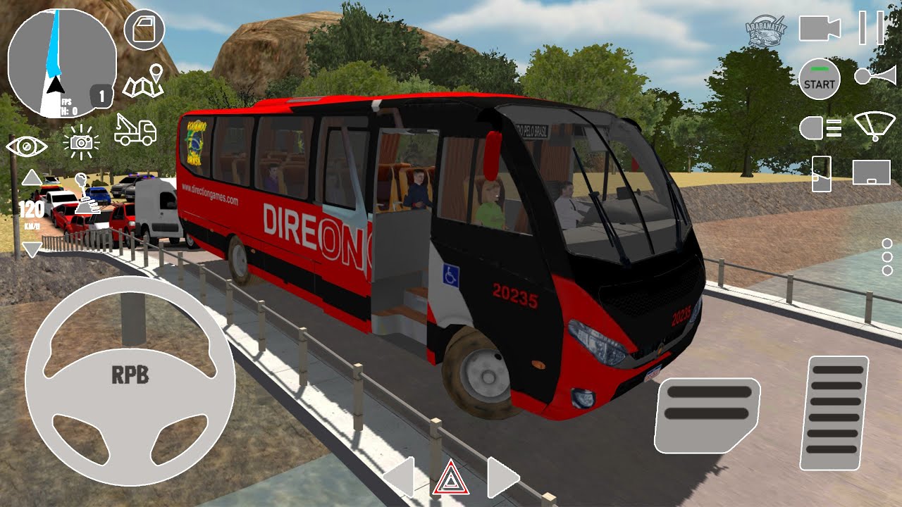 Direksiyonlu Otobüs Yolcu Taşıma Simülatörü - Rodando Pelo Brasil #3 ...