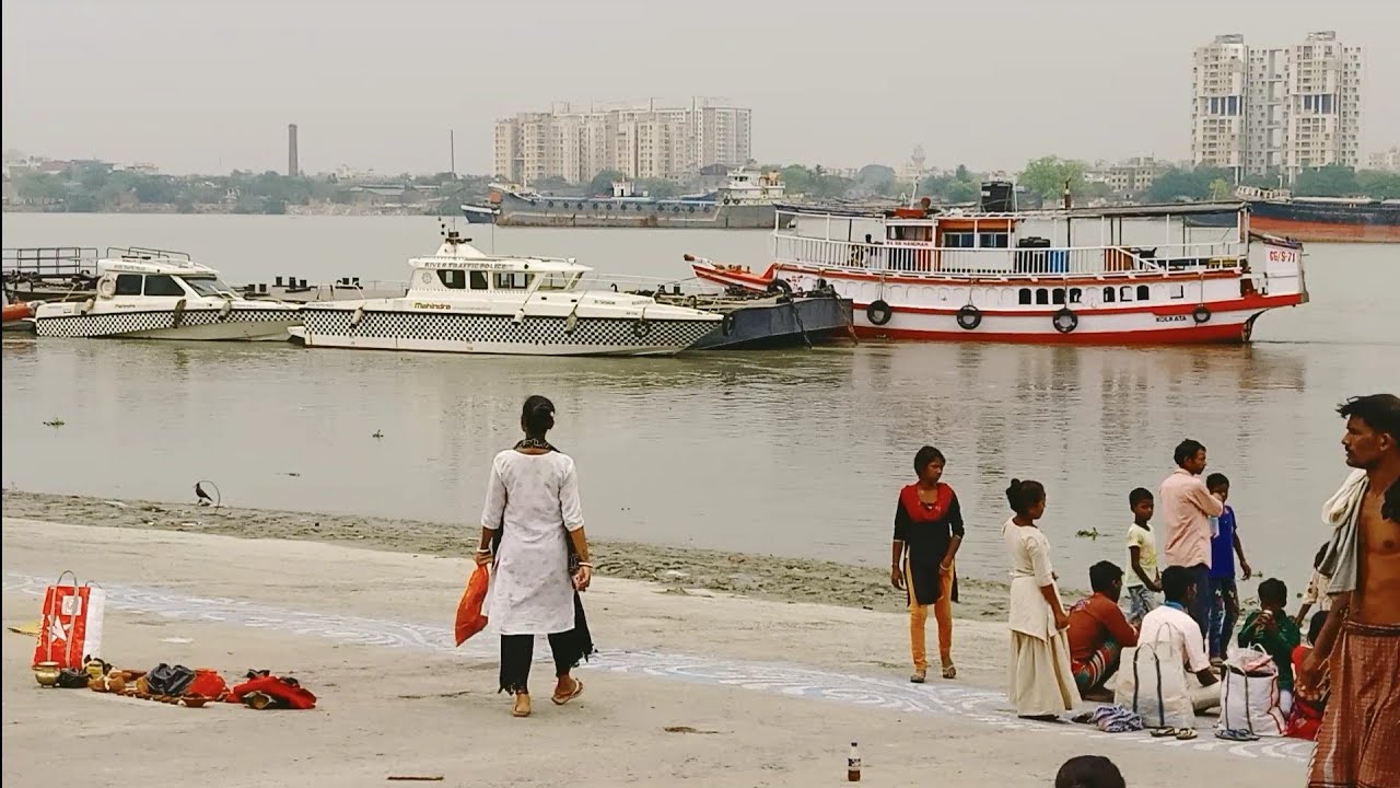 কলকাতা বাবুঘাট HERITAGE GHATS OF BABUGHAT Princep Ghat To Babughat ...