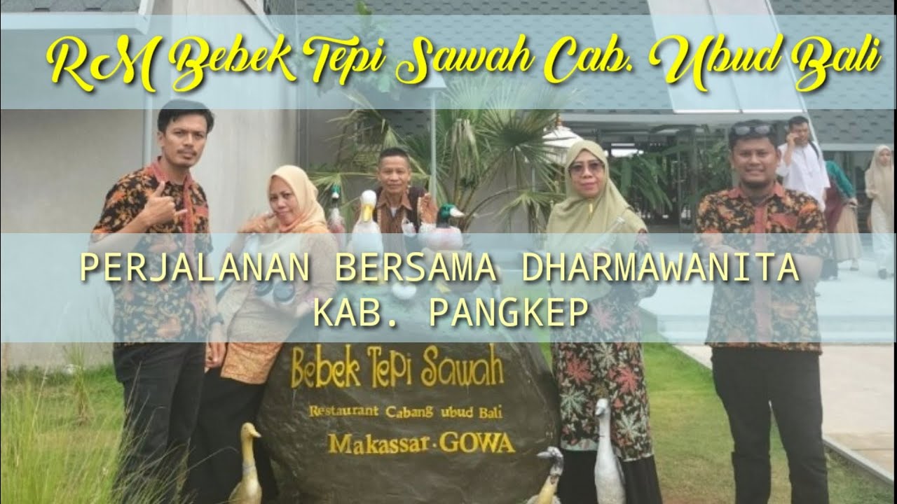 RM Bebek Tepi Sawah Kab. Gowa Cab. Ubud Bali - YouTube