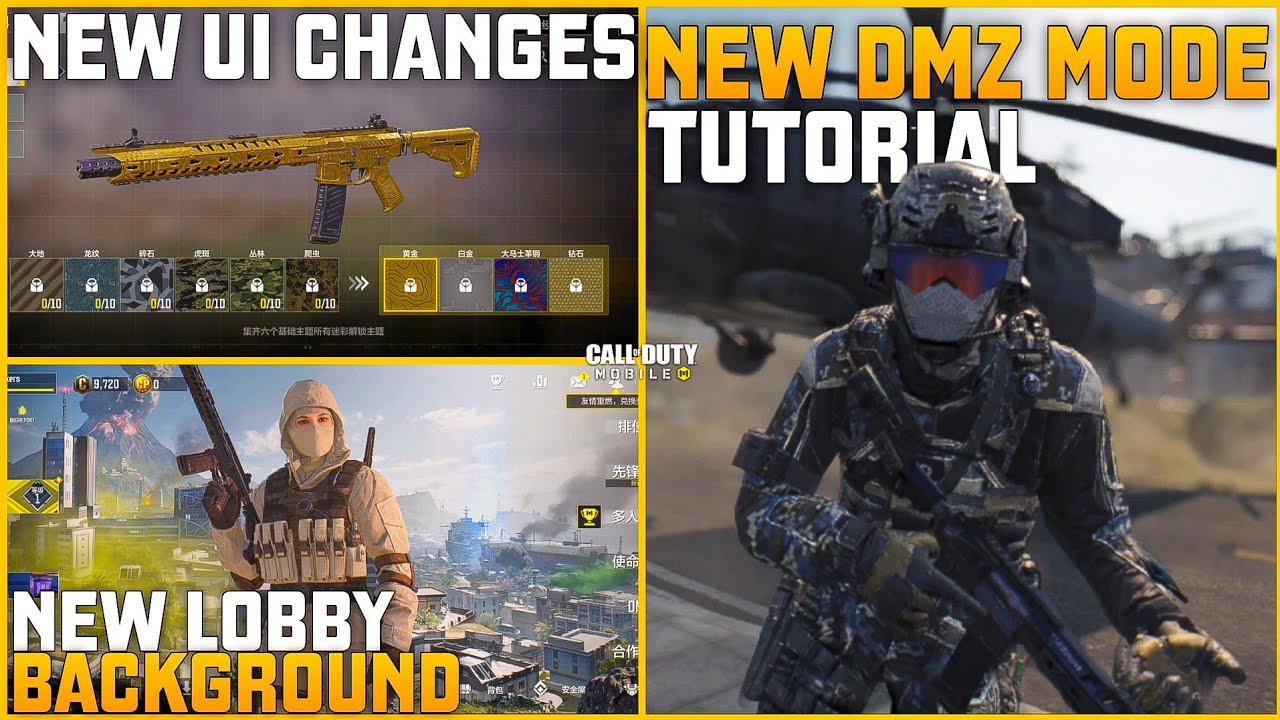 COD Mobile Season 11 & 12 Beta Test Leaks New DMZ Mode, Camos, UI ...