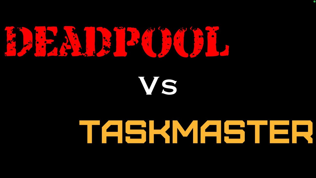 Deadpool vs Taskmaster Stop Motion - YouTube