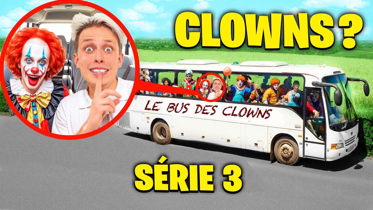 Si tu vois ce bus scolaire rempli de CLOWNS, ne le dépasse pas ...