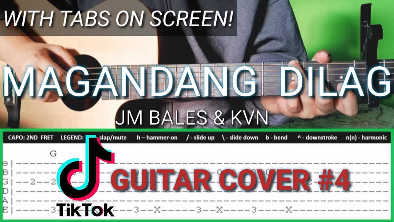 magandang dilag fingerstyle tabs - jm bales abz collado - YouTube