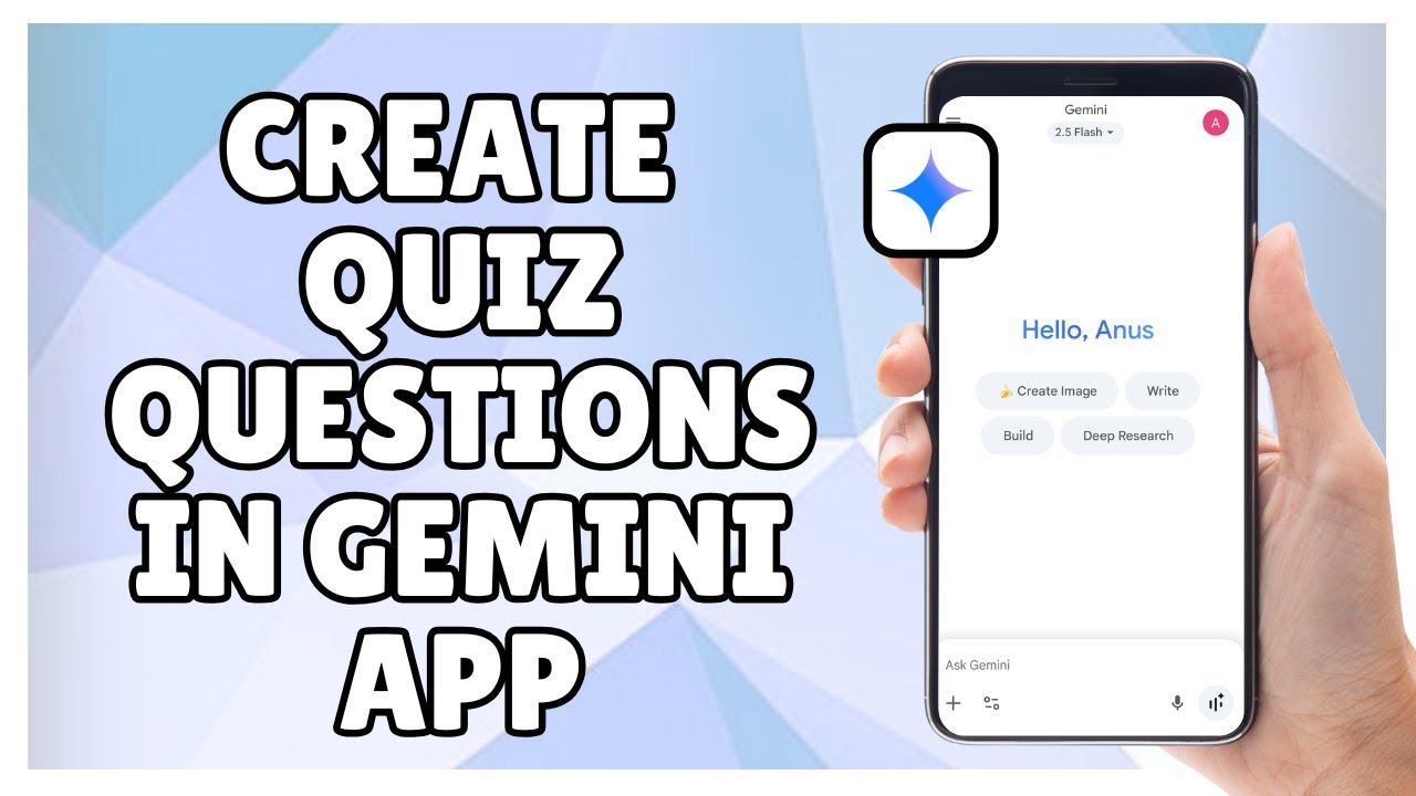 How to Create Quiz Questions in Gemini App - YouTube