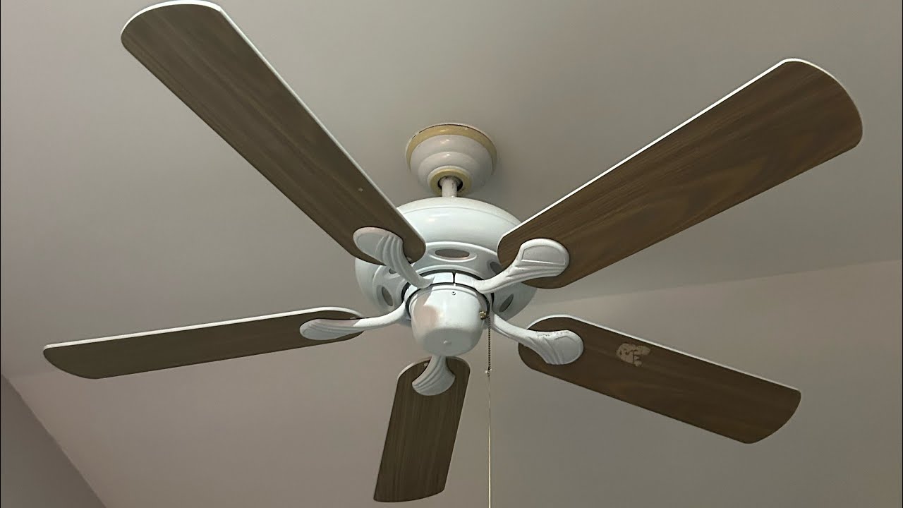 52” Hampton Bay Quick Connect ceiling fan | Flipped Blades! - YouTube