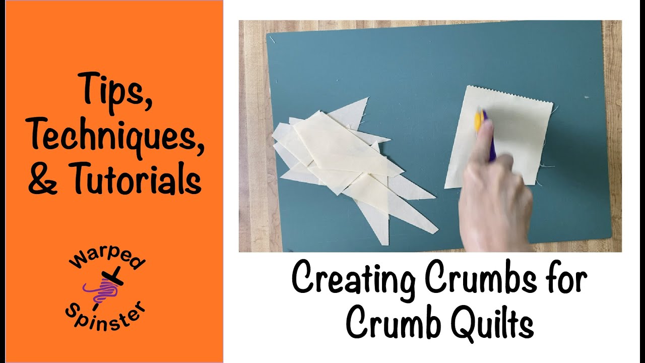 Creating Crumbs for Crumb Quilting--Tutorial - YouTube