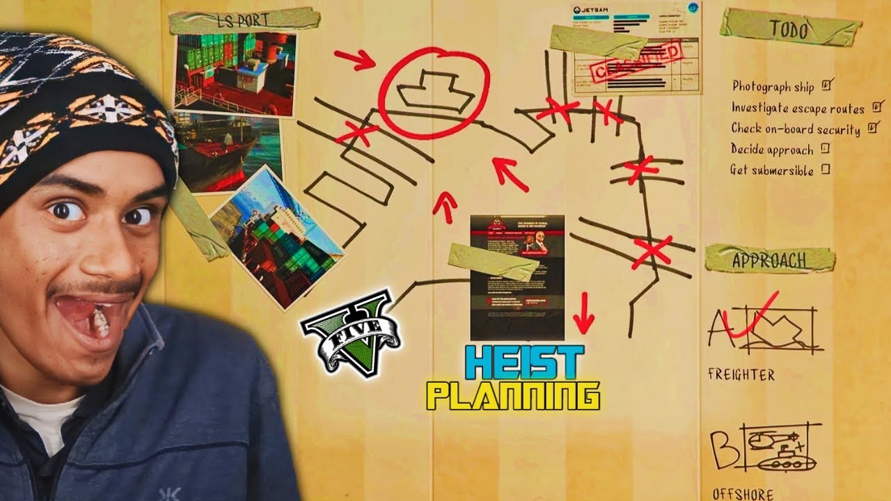Planning for the HEIST in GTA V | 2023 - YouTube