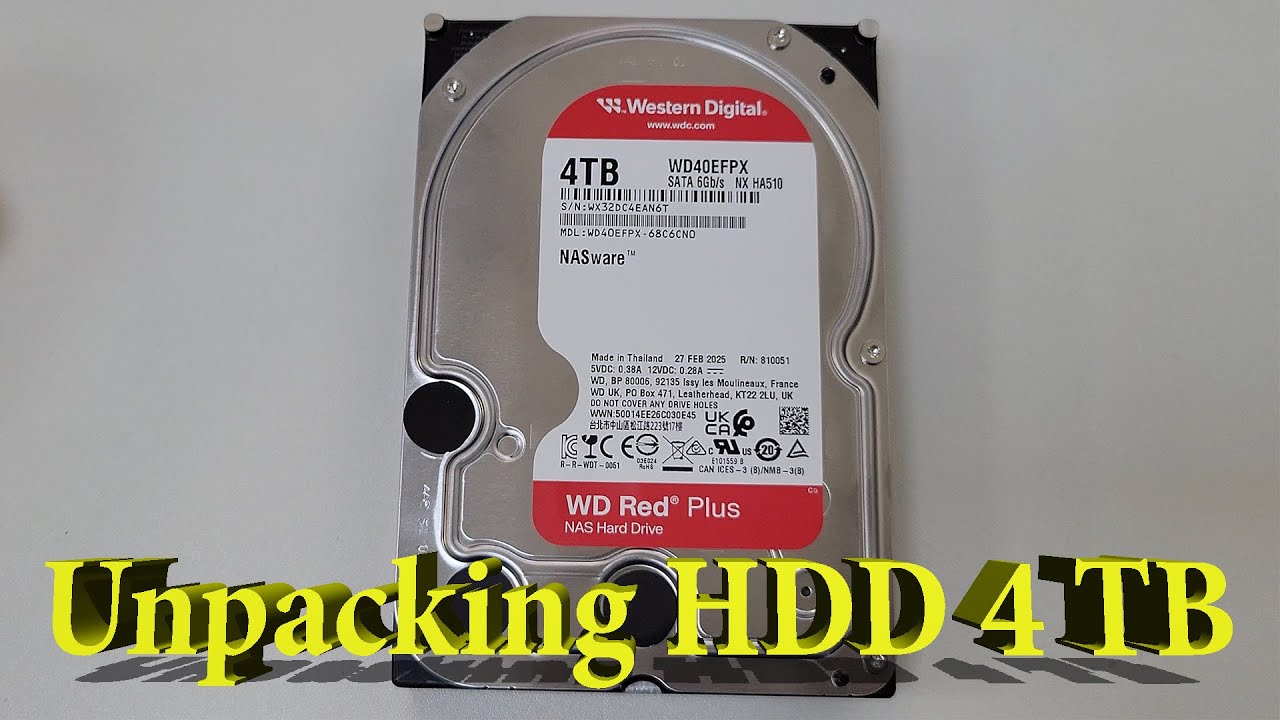 Unboxing & Testing the NEW WD 4TB HDD – Is It Worth It? Real Speed ...