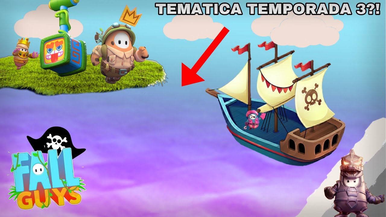 FALL GUYS TEMPORADA 3 ¡¿TEMATICA?! - YouTube
