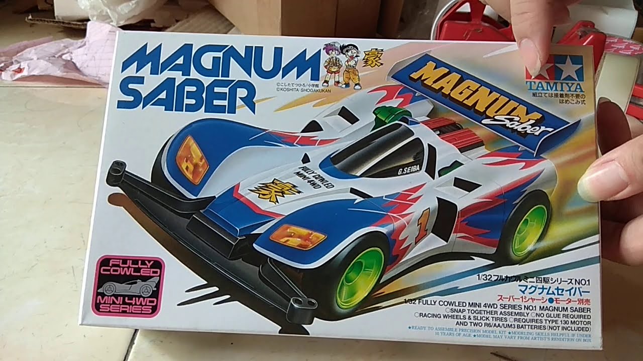 Unboxing Tamiya Magnum Saber Super One 1 Chassis Original Let's Go ...