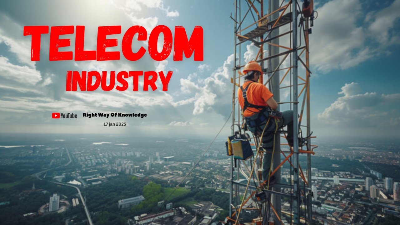 How telecom industry works / How many services telecom provide - YouTube