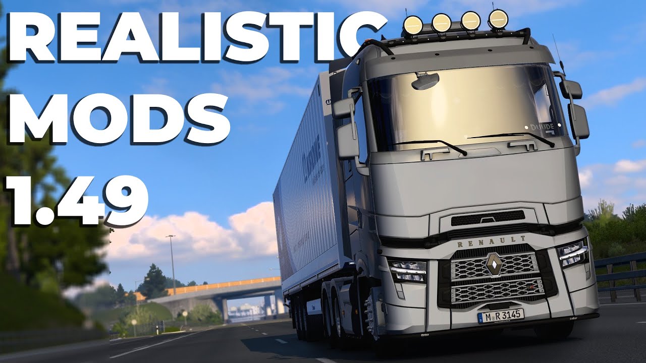 Top 10 Realistic Mods For ETS2 1.49 - YouTube