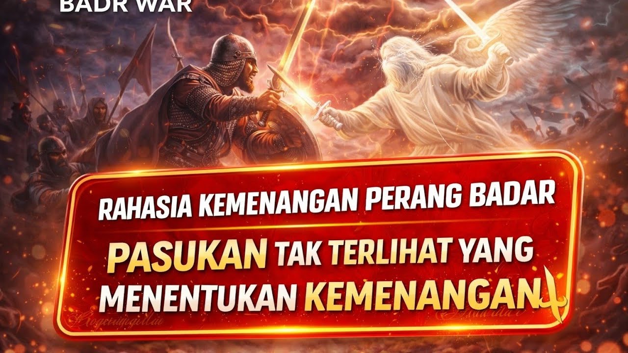 Rahasia Kemenangan Perang Badar || Pasukan Tak Terlihat Yang menentukan ...