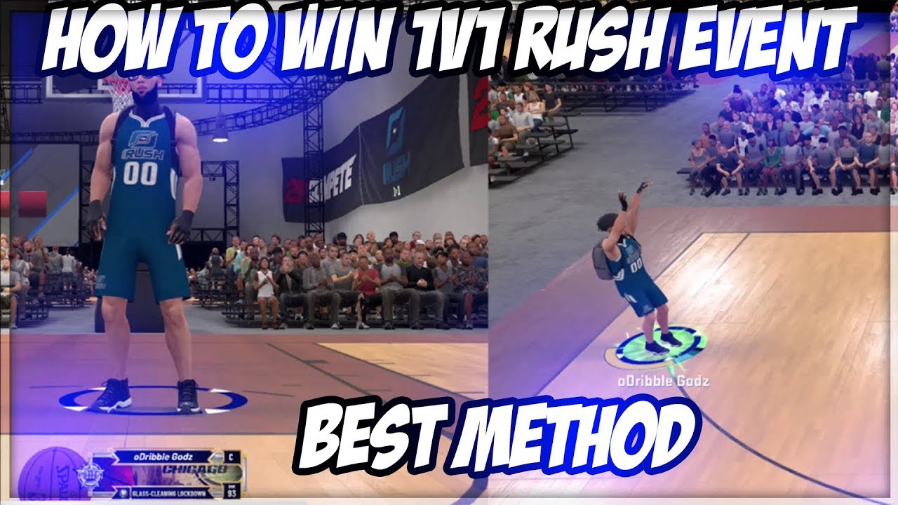 HOW TO WIN 1V1 RUSH EVENT NBA 2K20 BEST METHOD! - YouTube