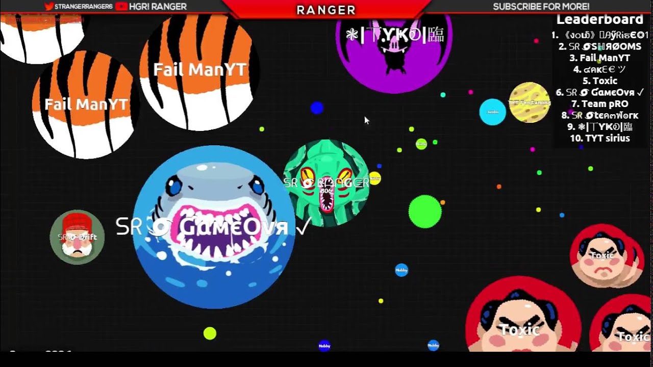 Agar.io Party mode (link in description) - YouTube