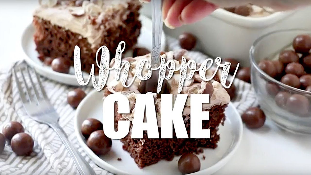 How to make: Whopper Cake a.k.a. Malted Milk Ball Cake - YouTube