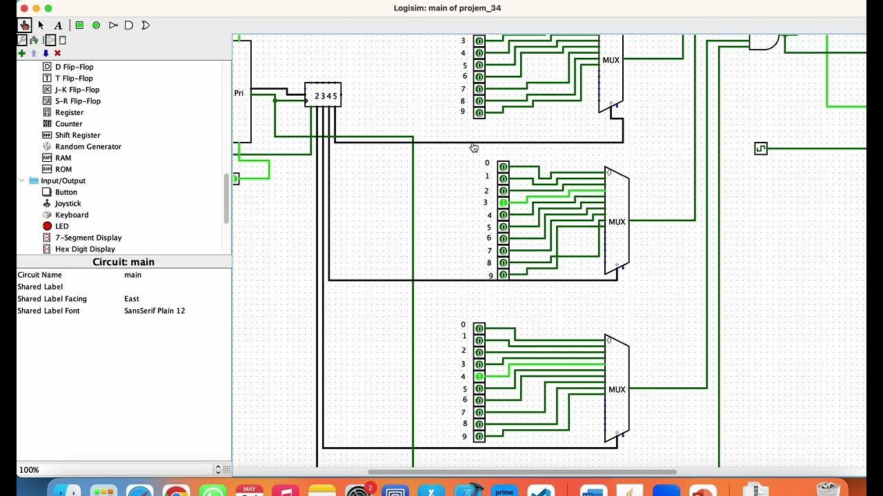 Security Logic Gates Logism - YouTube