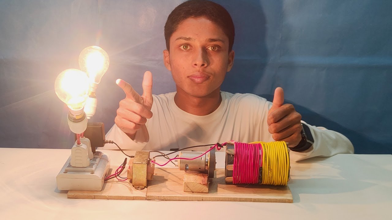 DIY Unlimited Power Generator 220V - YouTube