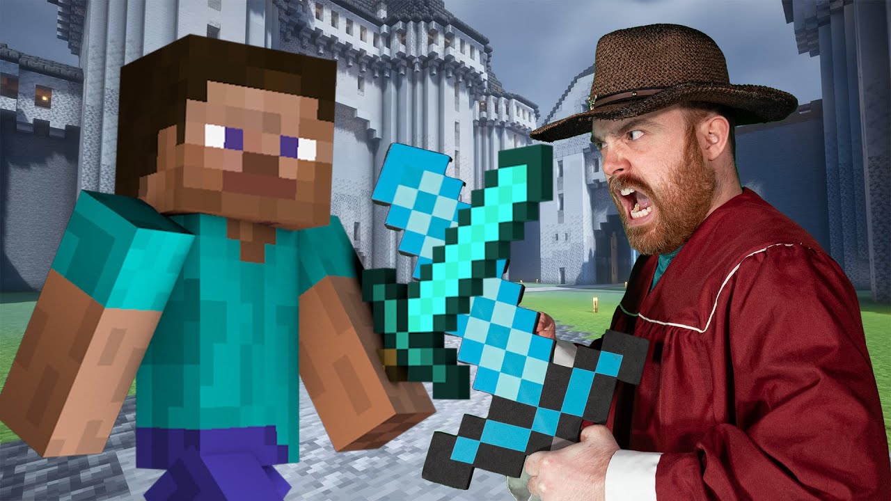 Minecraft Steve Vs the Strongest Villager - YouTube