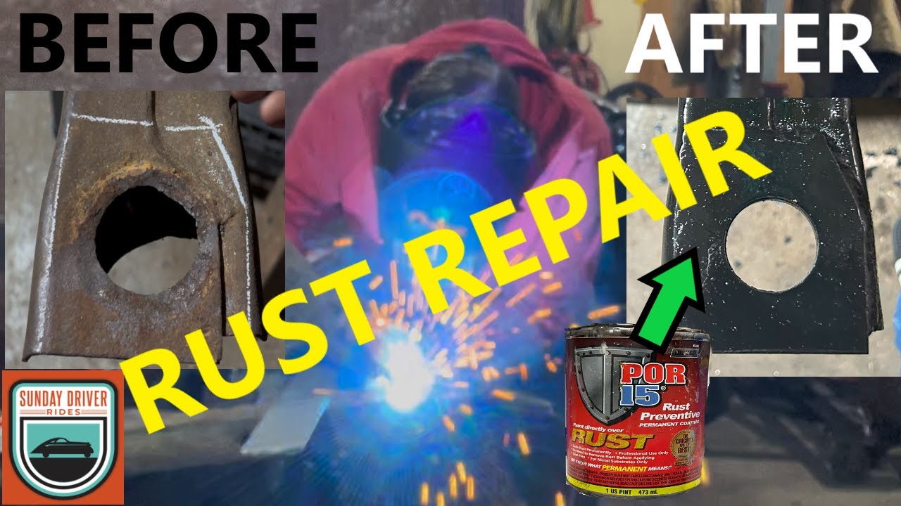 1968 Pontiac Firebird body mount repair and how I use POR 15 rust ...