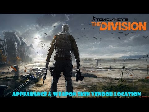 The Division - Appearance & Weapon Skin Vendor Location - YouTube