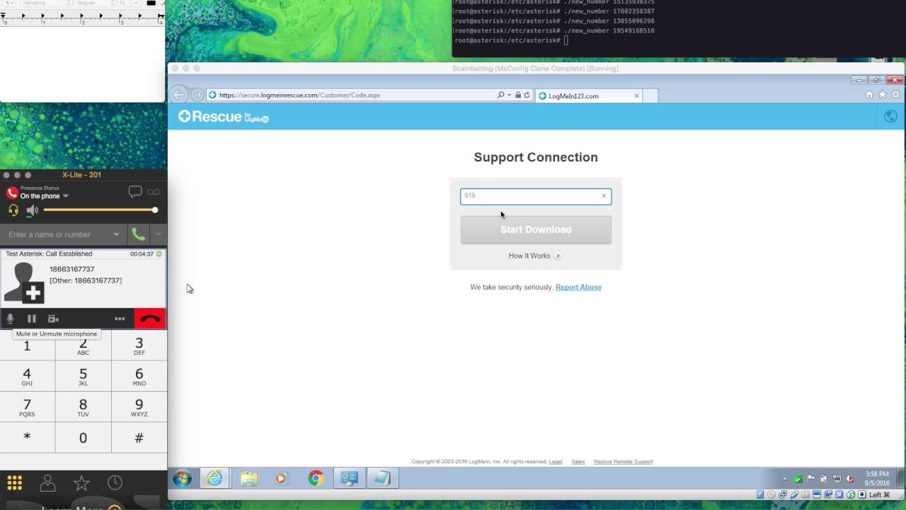 Tech Support Scammer - Fake MsConfig and Scammer Justifying Himself ...
