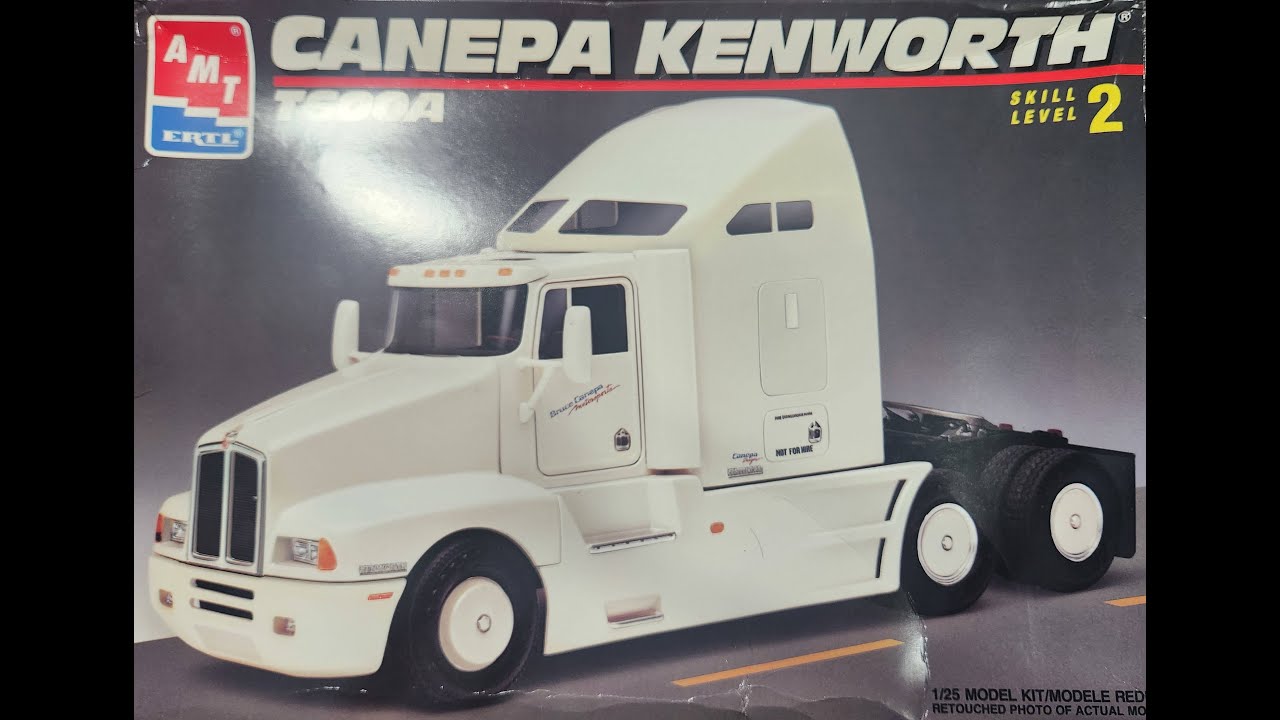 AMT/ERTL 1/25 Canepa Kenworth T600a unboxing - YouTube